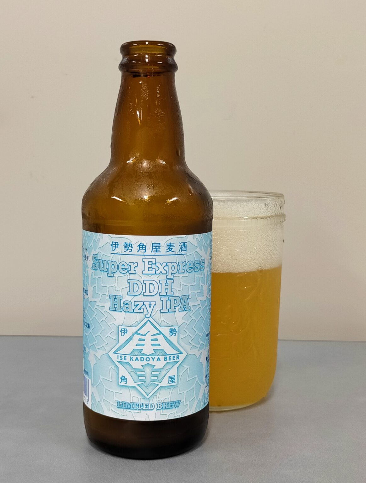 伊勢角屋麦酒 Super Express DDH Hazy IPA -クラフトビールを飲む（煮干蕎麦も・・・）